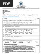 2022 2023 EDITABLE PDF Physical Fitness PFT Form For Learners | PDF