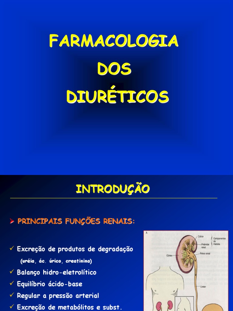 Farmacologia dos Diuréticos: Mecanismos de Ação e Principais Classes ...