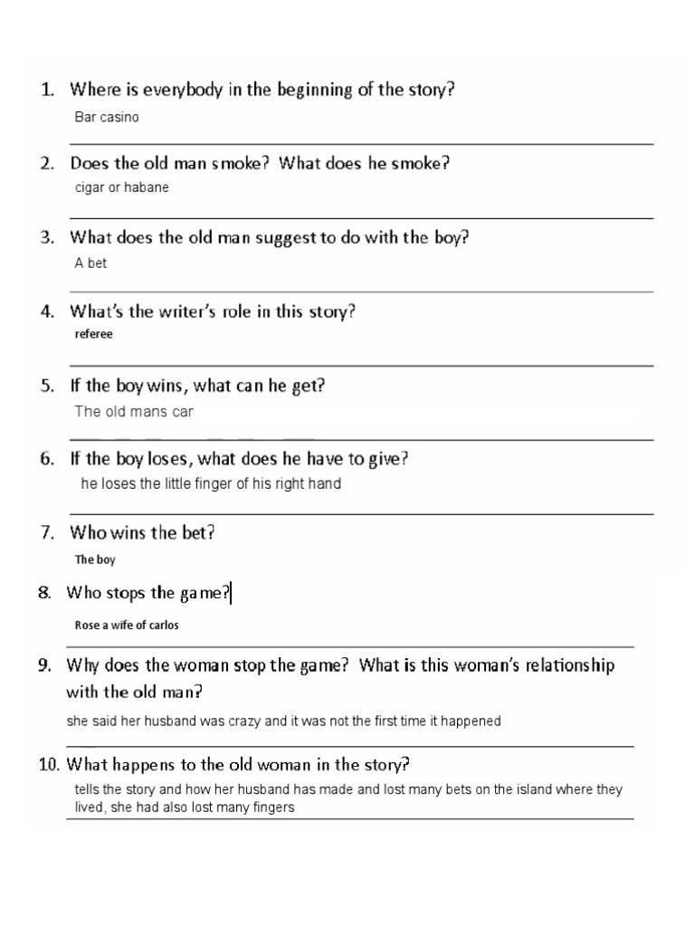 Man From The South | PDF