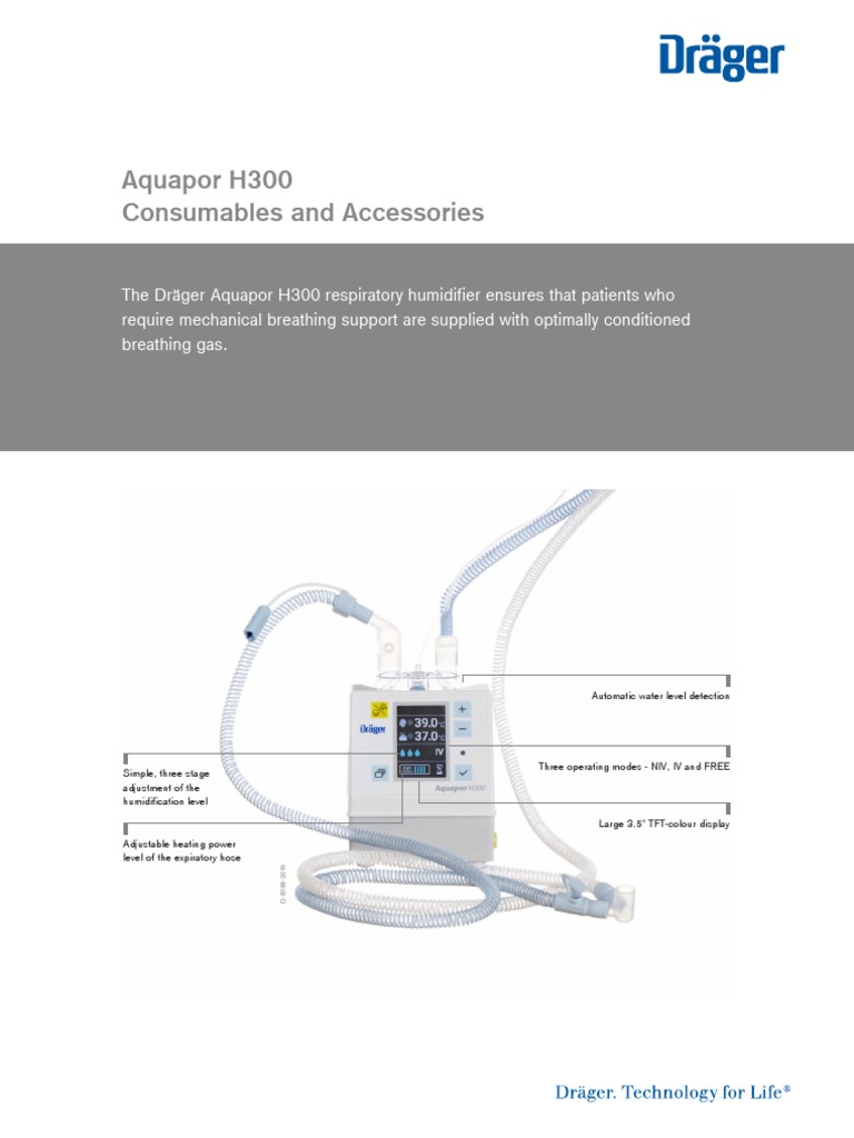 Aquapor h300 Pi 9107502 en GB | PDF | Pulmonology | Respiration