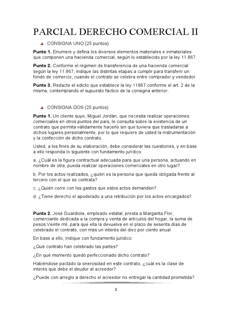 Derecho Comercial II | PDF | Bienes (Ley) | Marca