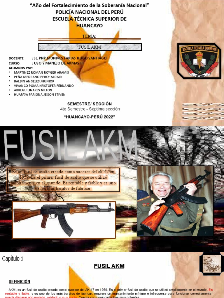 Monografía Akm G 1 | PDF | Rifle | Balística