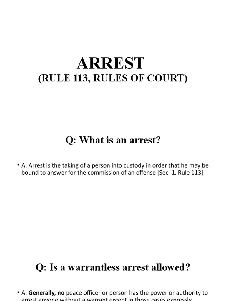 Arrest And Seizure Pdf Probable Cause Search And Seizure