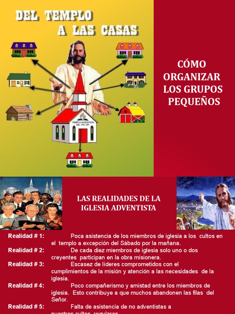 Organizar pequeños grupos en la iglesia adventista: desafíos y oportunidades | PDF | Iglesia ...
