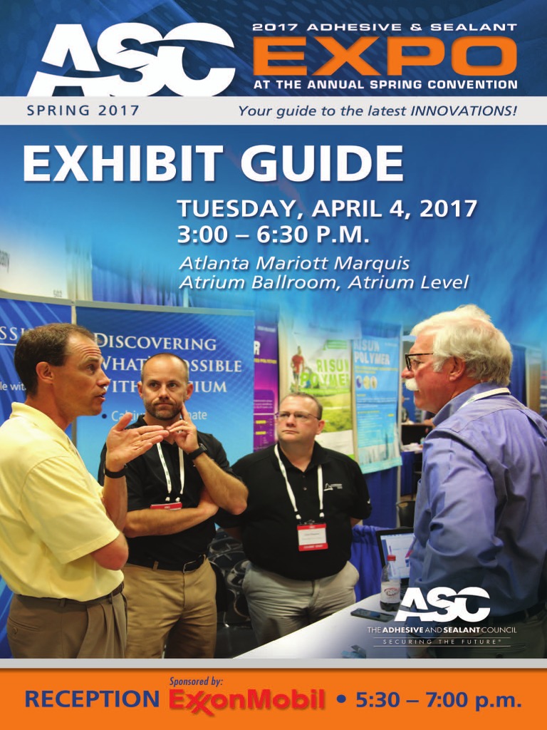 2017 ASC Exhibit Guide | PDF | Adhesive | Polyurethane