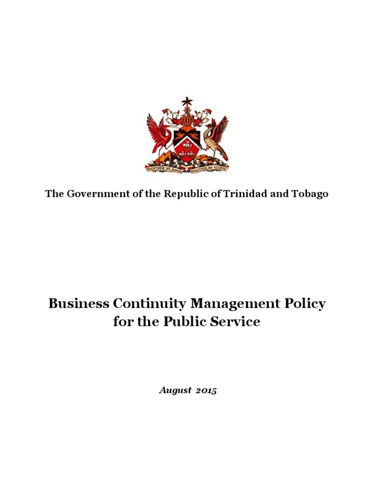 BCM Policy | Download Free PDF | Emergency Management | Disaster Recovery