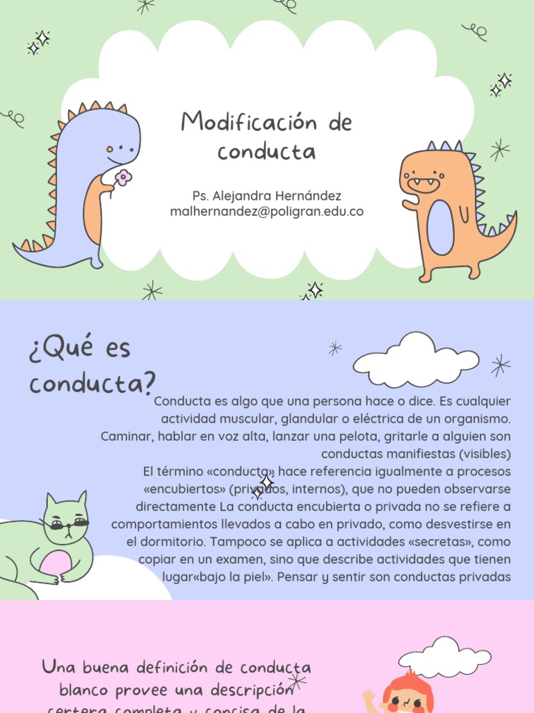 Modificación de Conducta en La Escuela | PDF | Comportamiento ...