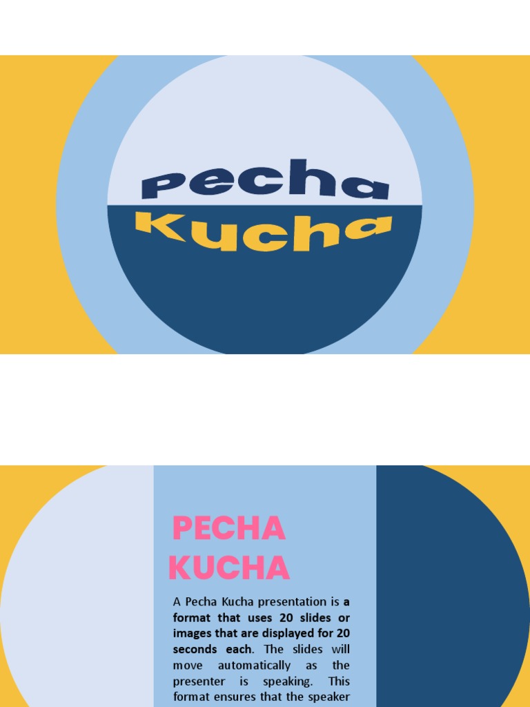 Pecha Kucha Presentation Guide | PDF | Blog | Cyberspace