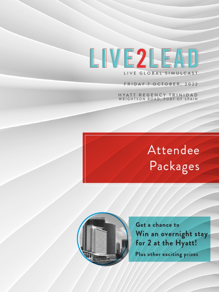 Live2Lead 2022 Individual Attendee Packages | PDF | Taxes