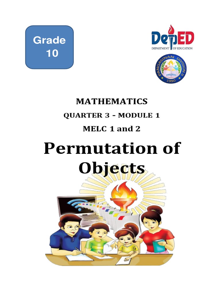 A4 - G10 - Q3 - Module 1 - MELC 1&2 | PDF | Permutation | Numbers