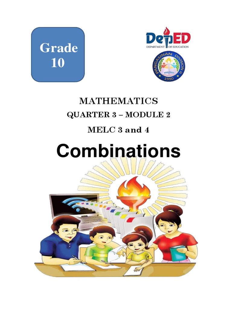 A4 - G10 - Q3 - Module 2 - MELC 3&4 | PDF | Permutation | Set (Mathematics)