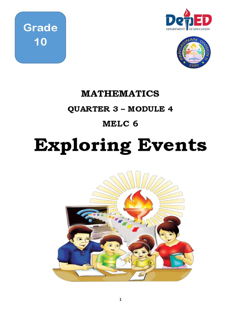 A4 - G10 - Q3 - Module 4 - MELC 6 | PDF | Probability | Mathematics