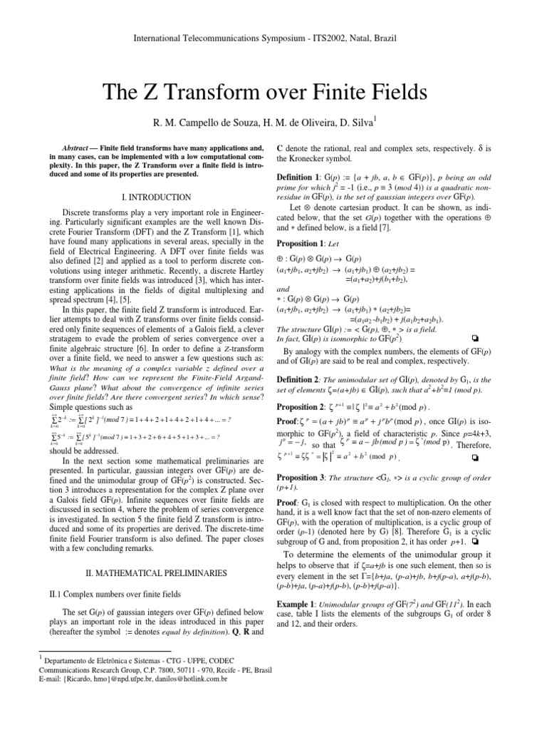 Z Transform | PDF | Series (Mathematics) | Summation