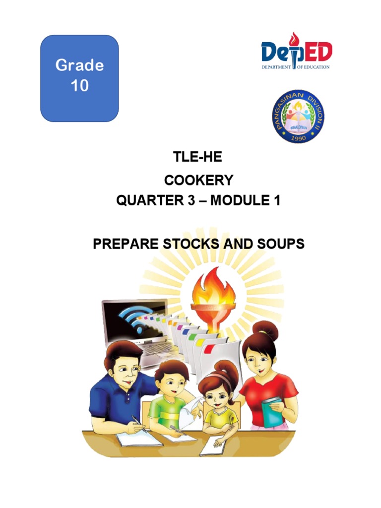 Q3 Module1 G10 COOKERY | PDF | Stock (Food) | Soup