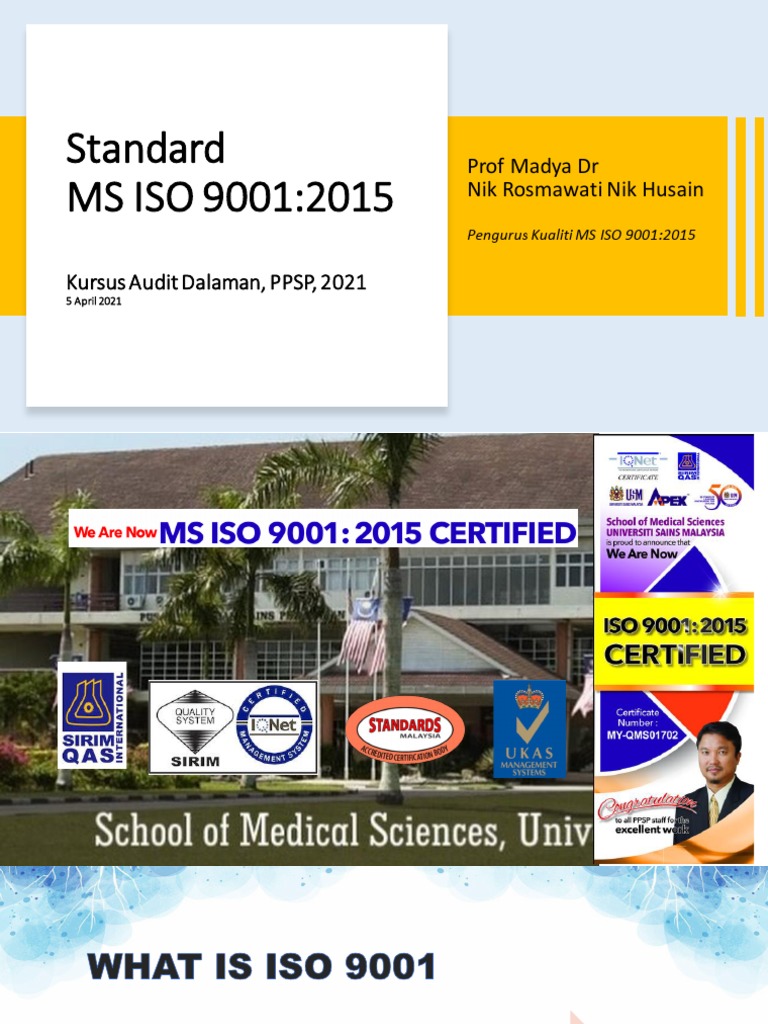 Standard MS ISO 9001 2015 | PDF | Quality Management | Quality ...