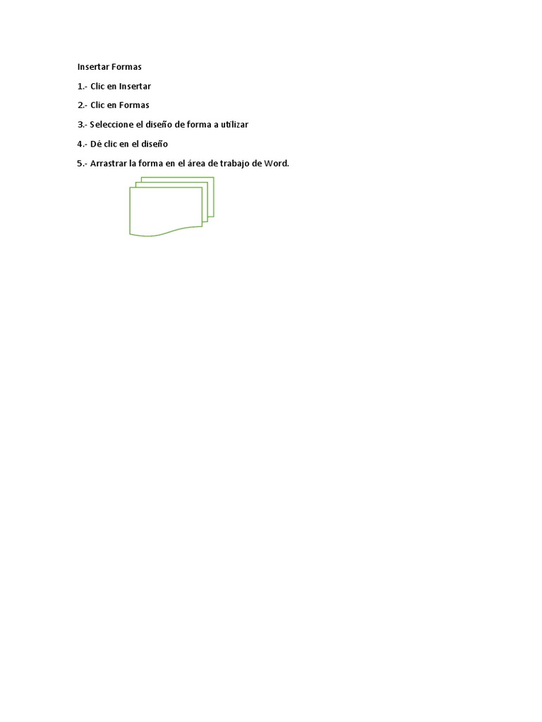 Insertar Formas | PDF