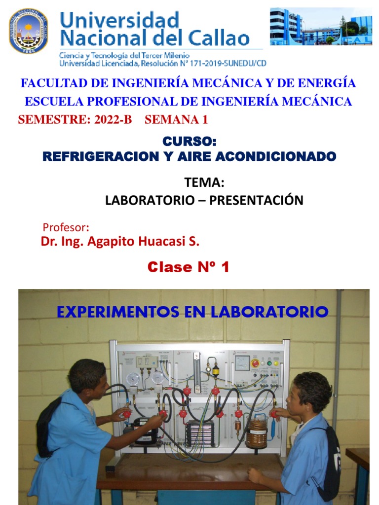 Clase 1-Lab-Presentación | PDF | Laboratorios | Teoría