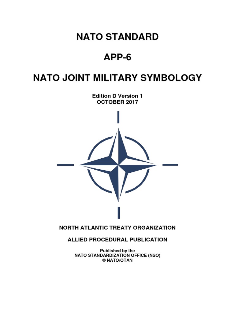 App 6d Joint Military Symbology 16 October 2017 Pdf Infographics