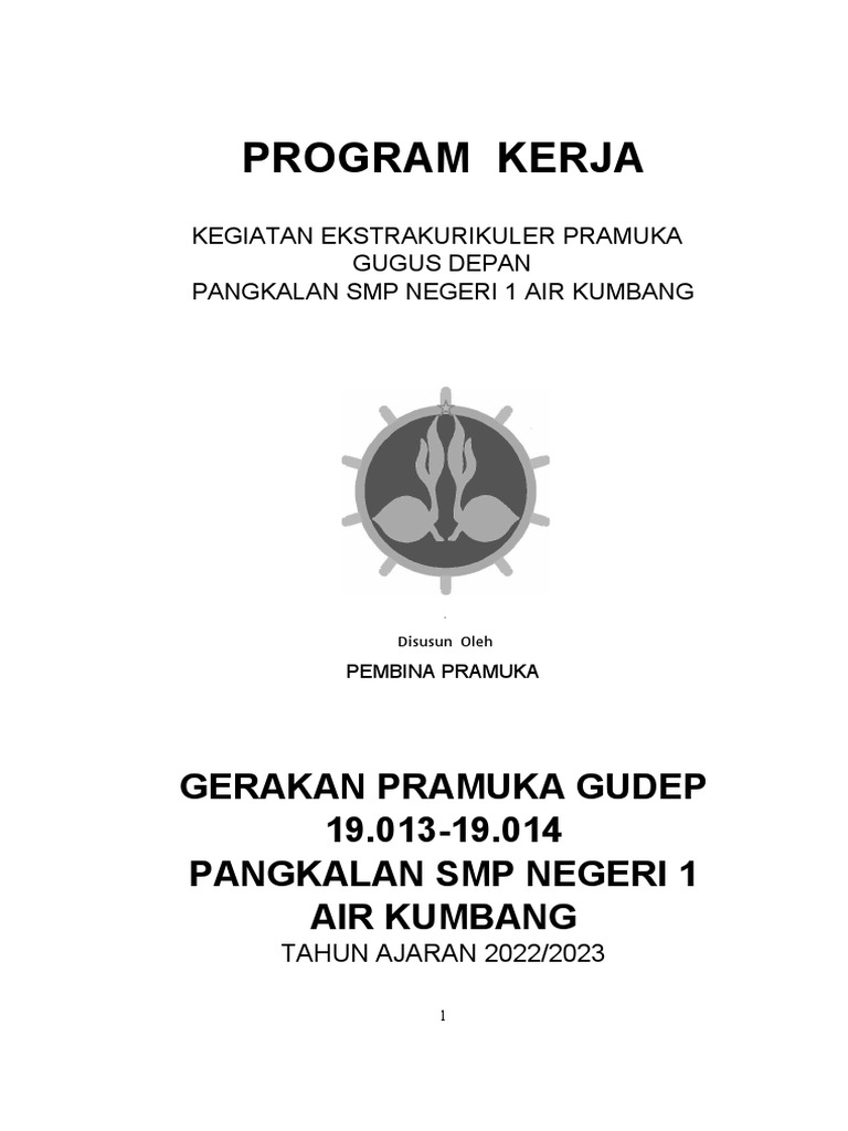 Proker Pramuka SMPN 1 Ak Real | PDF