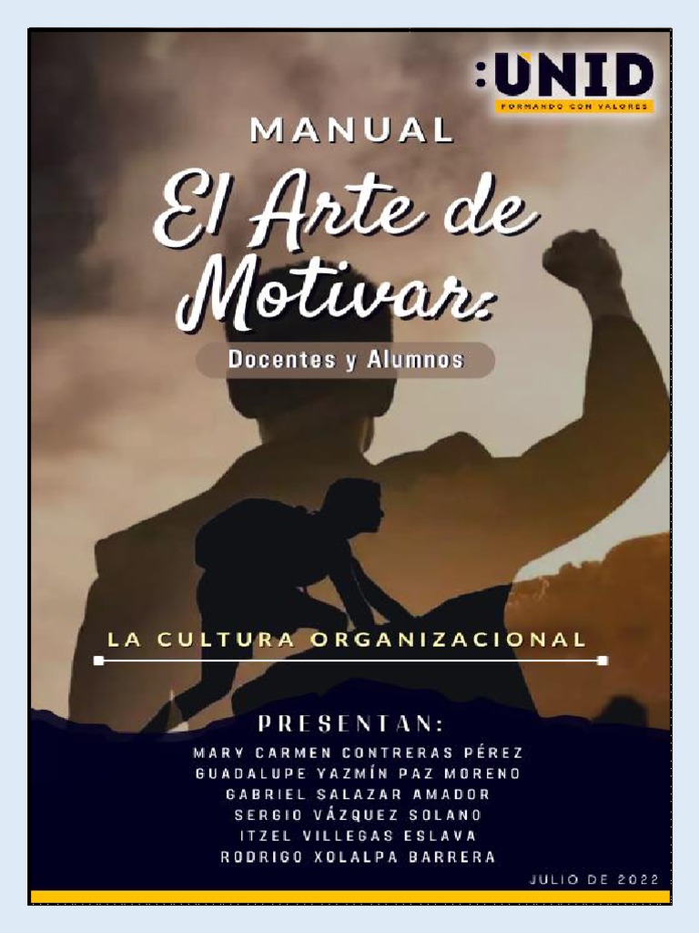 Manual El Arte de Motivar - Equipo Lobos Rojos | PDF | Motivacional ...