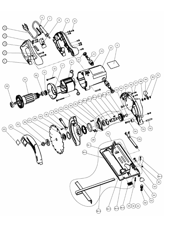 CS1020-B3-BlackandDecker-T1 - Parts | PDF | Screw | Washer (Hardware)