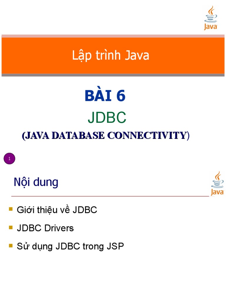 Bai06 JDBC | PDF