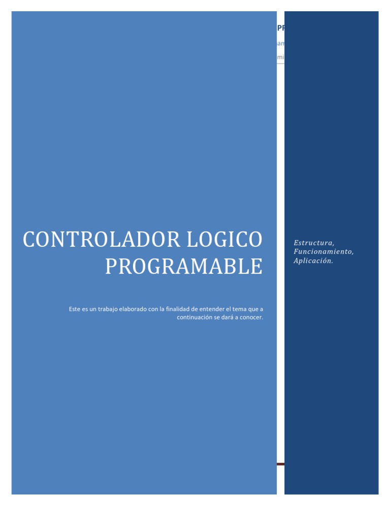 Controlador Logico Programable | PDF | Controlador lógico programable ...