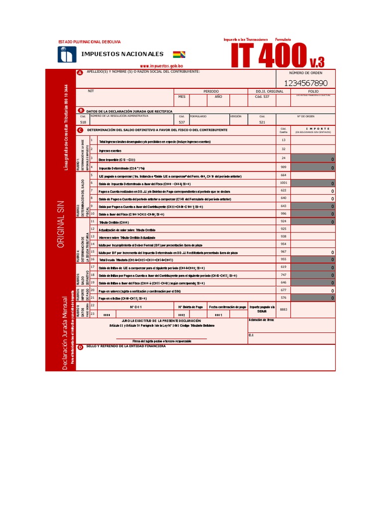 Formulario 400 V3 2021 | PDF | Finanza pública | Economias