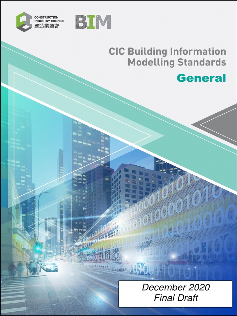 CIC BIM Standards GENERAL 2020 | PDF | Building Information Modeling | Information Science