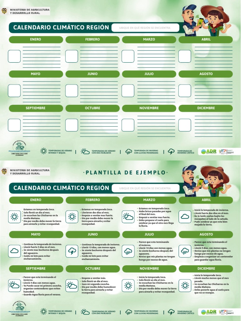Calendario Climatico 1662414567 | PDF | Lluvia | Ciencias de la Tierra