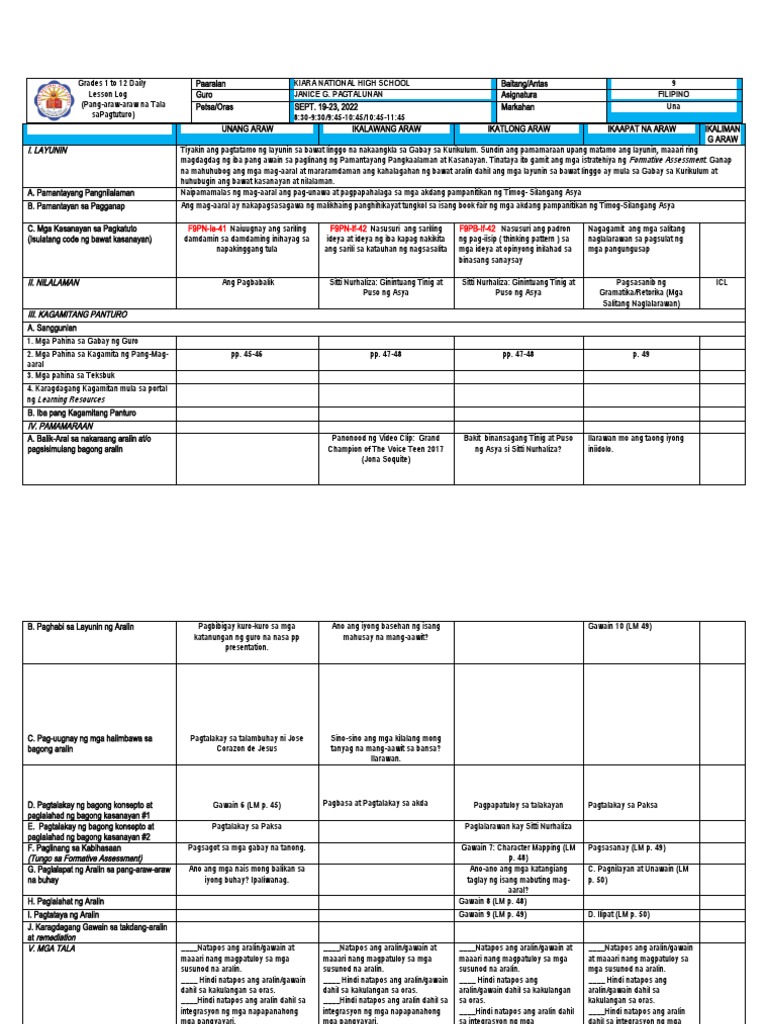 4TH Week Fil.9 | PDF