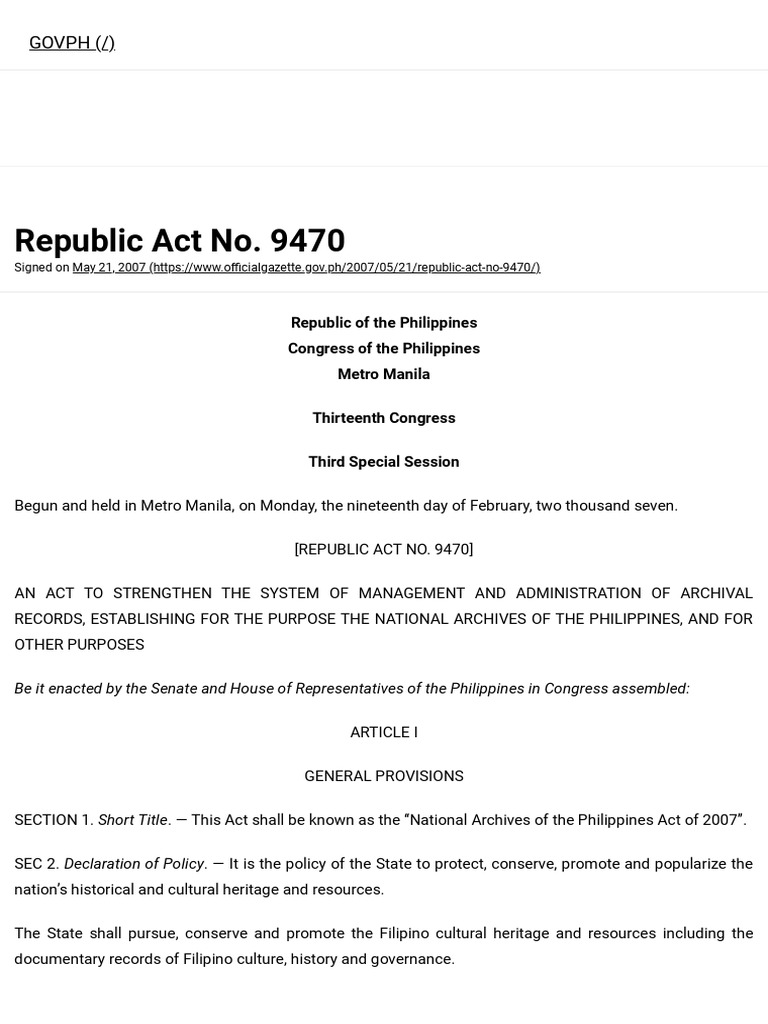 National Archives Act of 2007 | PDF | Records Management | Crimes