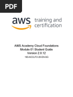 AWS Academy Cloud Foundations Module 01 Student Guide: 100-ACCLFO-20-EN-SG | PDF | Cloud ...