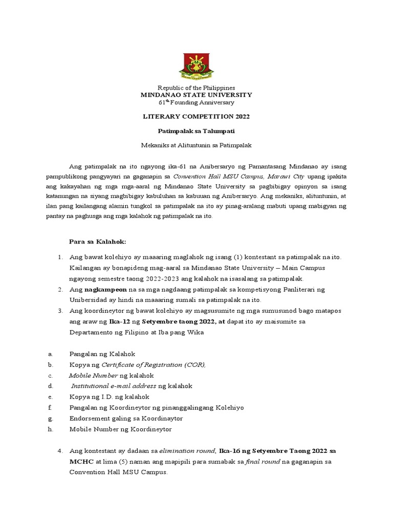 TALUMPATI - Final Edited | PDF