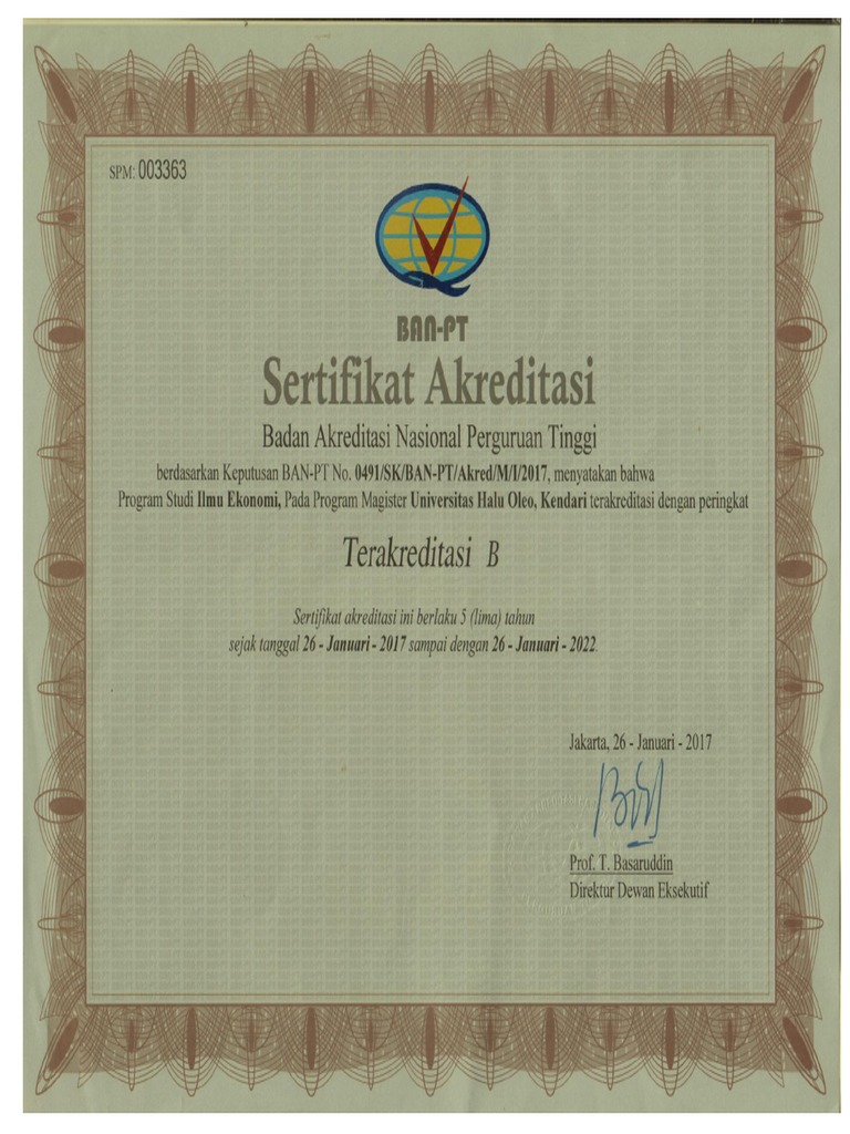 Sertifikat Akreditasi (S2) | PDF