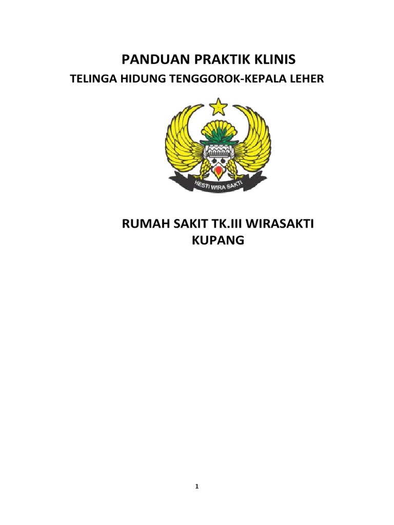 Panduan Praktik Klinik THT | PDF