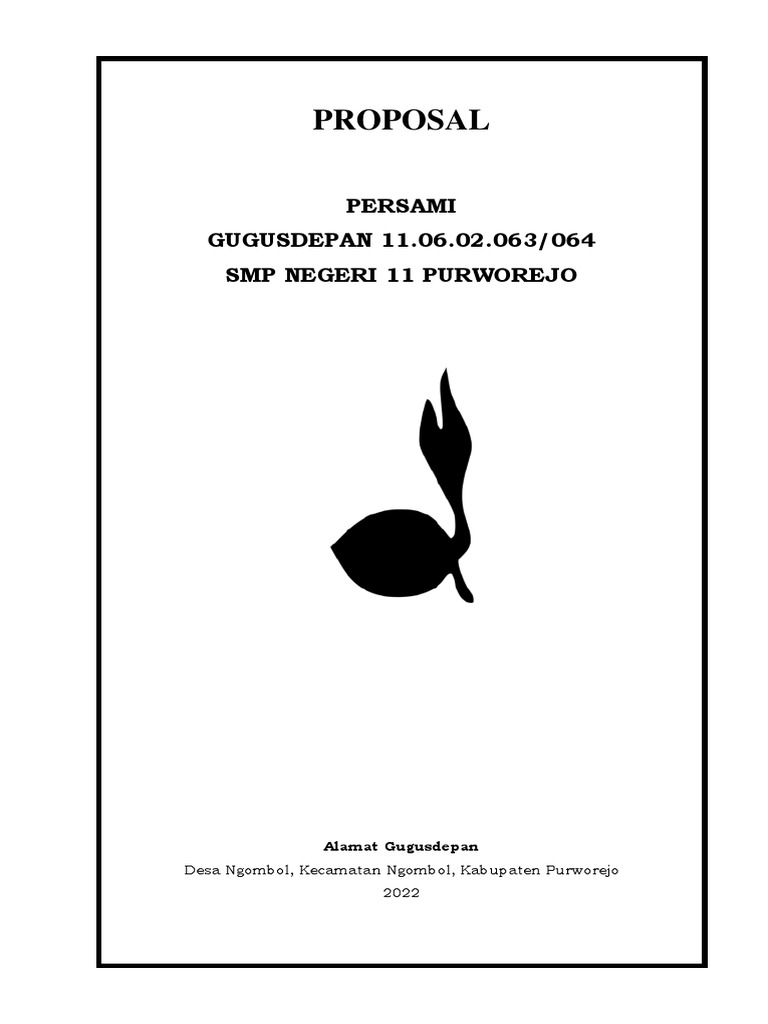Proposal Kegiatan Persami SMP 11 Purworejo | PDF