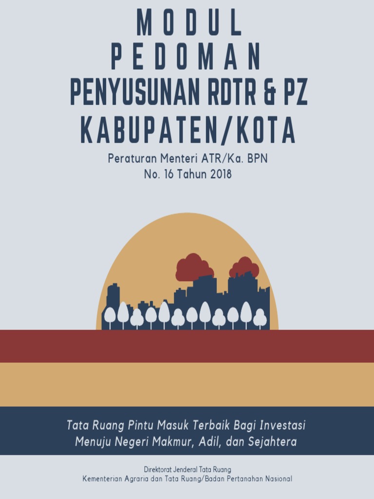 Modul Penyusunan Pedoman RDTR Dan PZ - 2018 | PDF | Bisnis ...