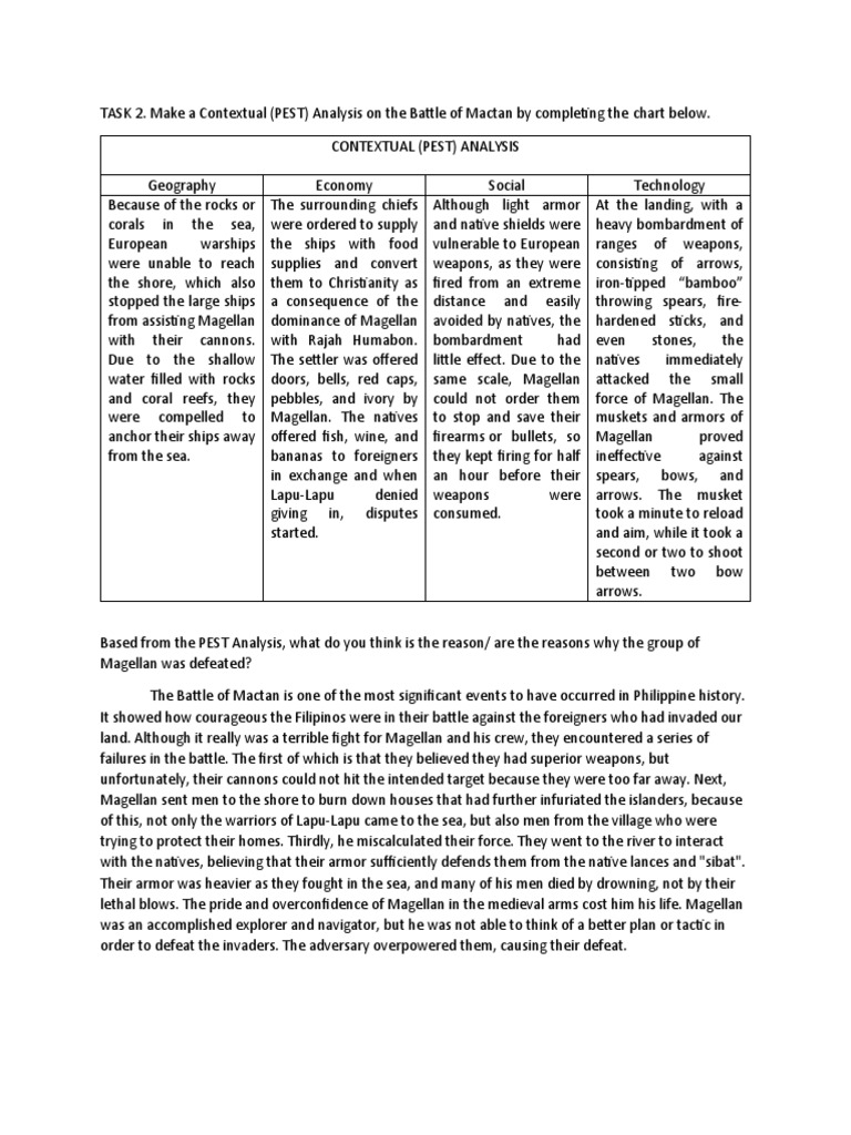 Analysis On The Battle of Mactan | Download Free PDF | Warfare | Military