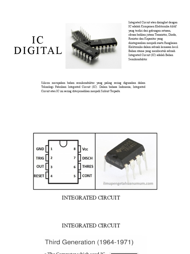 Pengertian dan Fungsi IC Digital | PDF | Komputer