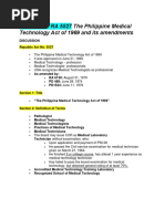 Ra 7719: National Blood Services Act of 1994: Medical Technology Laws ...