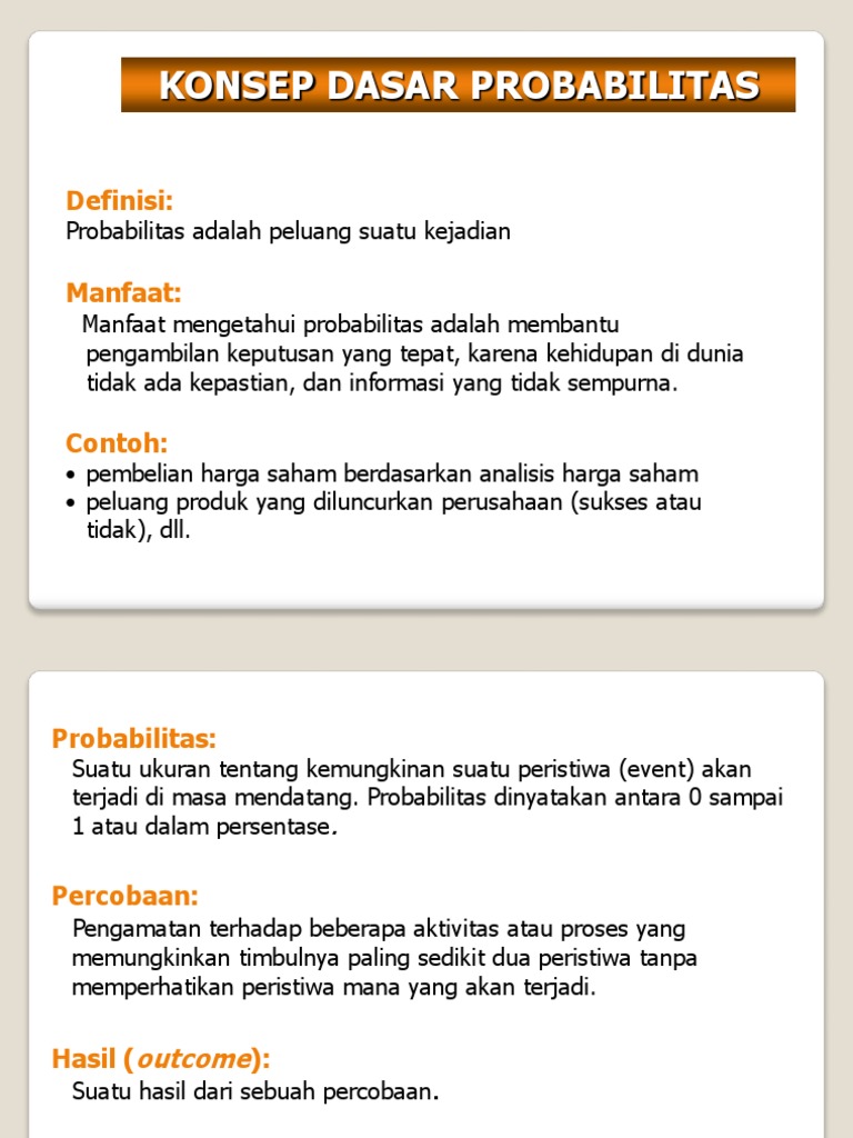Kuliah 4b-Materi e-learning Probabilitas | PDF