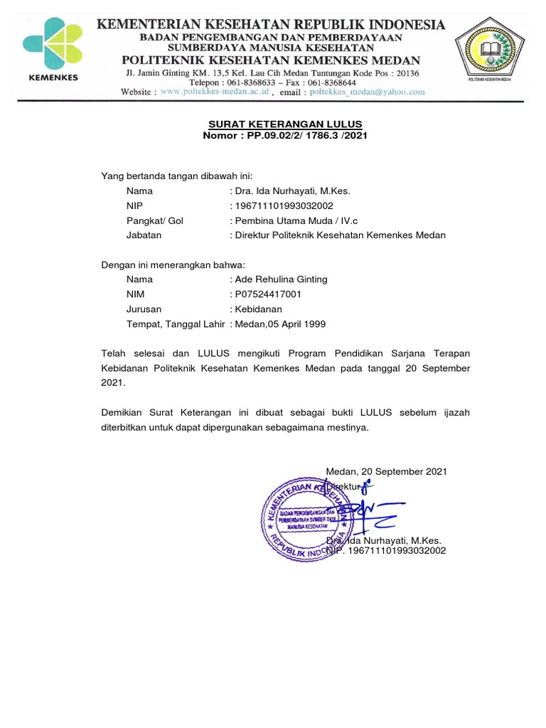 SKL Prodi Sarjana Terapan Kebidanan 2021 | PDF