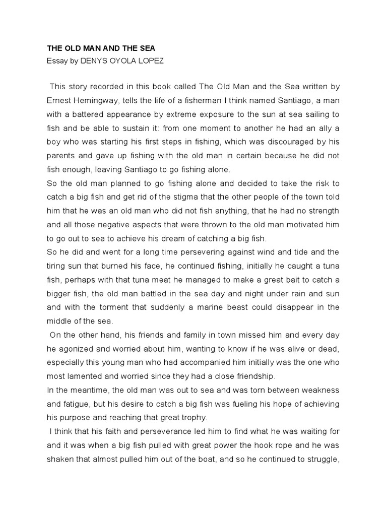 The old and the sea | PDF