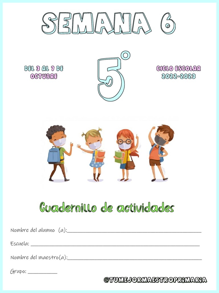 5° TMMP SEM6 Cuadernillo 22-23 | PDF | Adverbio