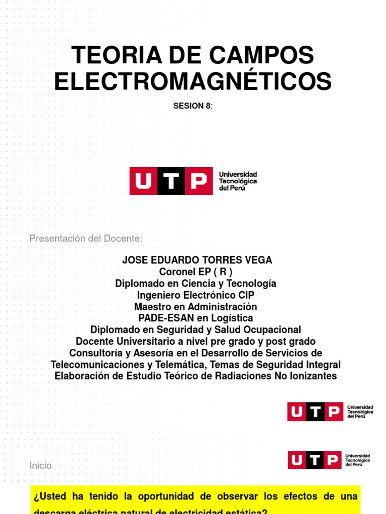 Tcem Utp PG 2022 | PDF | Campo magnético | Electricidad