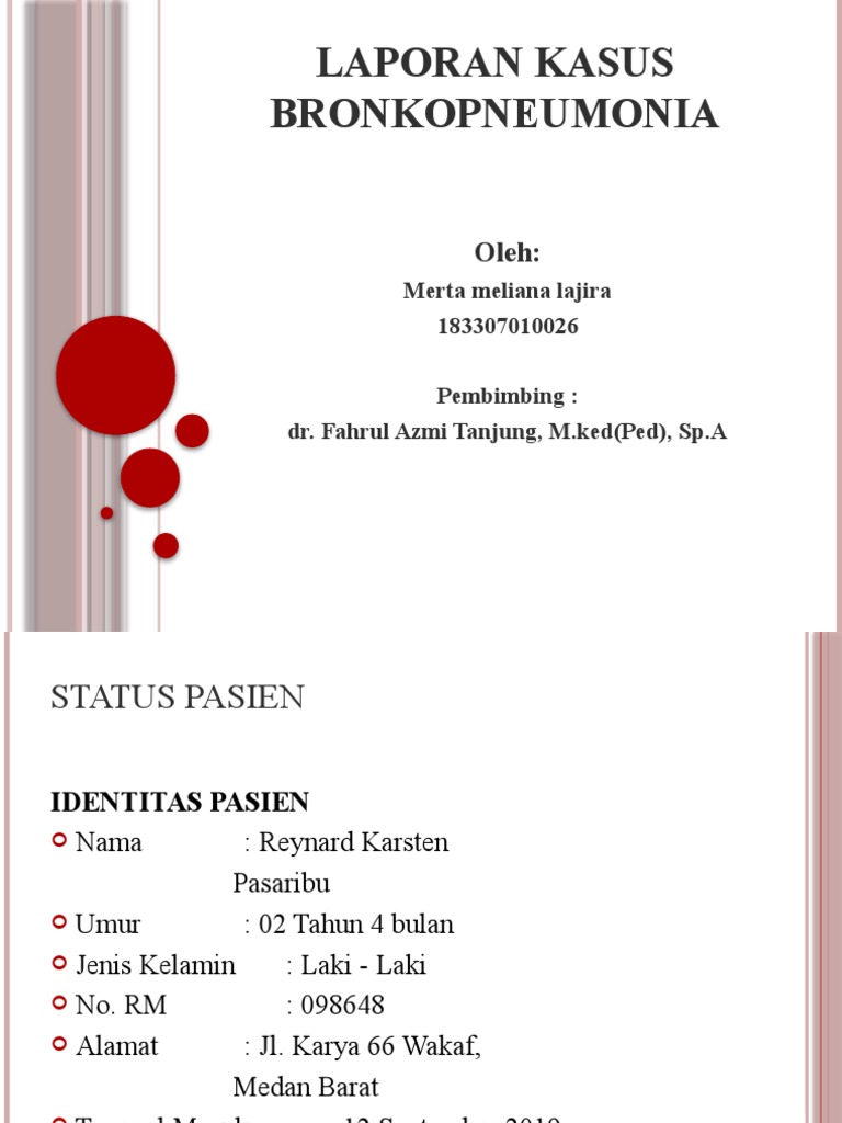 Lapkas Bronkopneumonia | PDF