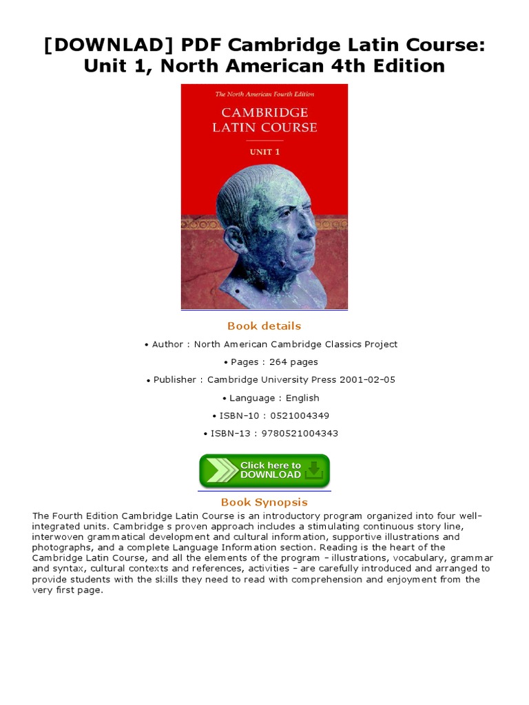 Joaquin - DOWNLAD PDF Cambridge Latin Course Unit 1 North American 4th ...