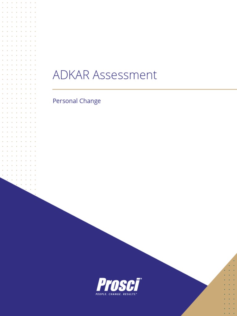 ADKAR Assessment Personal Fillable 2022 | PDF | Reinforcement | Reason