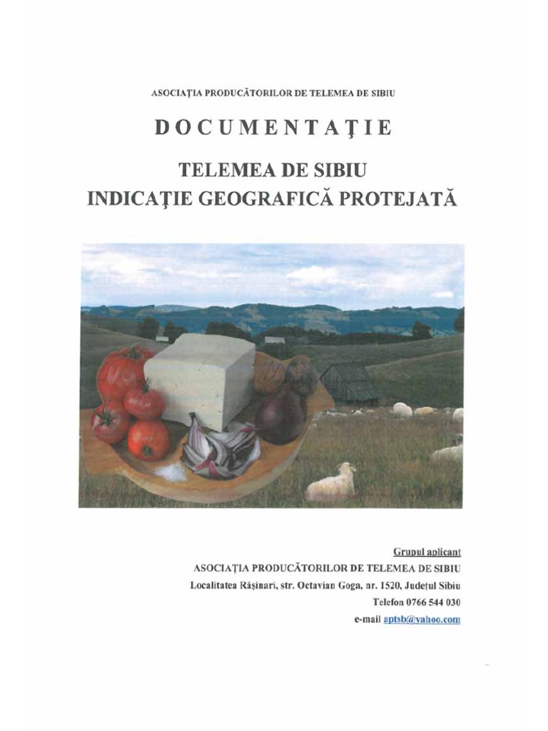 Caiet Sarcini Telemea de Sibiu 2018 | PDF